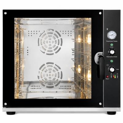 China Commercial Electric Convection Oven with 5 Trays and 4-Burner Pizza Bakery Oven Combo for Neapolitan Pizza for sale
