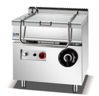 China 80L Gas Tilting Braising Pan Model SZ-RS Heavy-Duty Commercial Tilting Skillet for High-Volume Cooking for sale