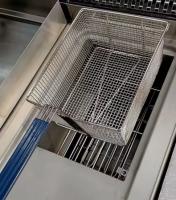 China Commercial Twin Tank Twin Basket Electric Fryer With Cabinet Base  Model SZ-TC-2E 380V 24KW Heavy-Duty Floor Fryer for sale