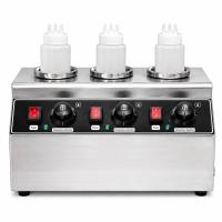 China SZ-SW03 Triple Sauce Warmer 3-Pot Commercial Food Warmer For Cheese & Chocolate for sale