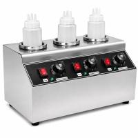 China SZ-SW03 Triple Sauce Warmer 3-Pot Commercial Food Warmer For Cheese & Chocolate for sale