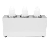 China SZ-SW03 Triple Sauce Warmer 3-Pot Commercial Food Warmer For Cheese & Chocolate for sale
