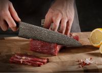 China N690 Powder Steel Gyuto Knife Hand‑Forged Japanese Chef’s Knife for Modern Kitchen for sale