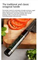 China N690 Powder Steel Gyuto Knife Hand‑Forged Japanese Chef’s Knife for Modern Kitchen for sale