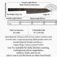 China Longyichang N690 Powder Steel Gyuto Knife Hand‑Forged Japanese Chef’s Knife for Modern Kitchen for sale