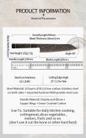 China Longyichang N690 Powder Steel Gyuto Knife Hand‑Forged Japanese Chef’s Knife for Modern Kitchen for sale