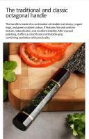 China Longyichang N690 Powder Steel Gyuto Knife Hand‑Forged Japanese Chef’s Knife for Modern Kitchen for sale