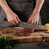 China Japanese SLD Steel Gyuto Knife – Hand-Forged 33-Layer Damascus Professional Chef Knife for sale