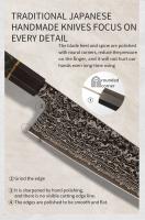 China Japanese SLD Steel Gyuto Knife – Hand-Forged 33-Layer Damascus Professional Chef Knife for sale