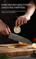 China Japanese SLD Steel Gyuto Knife – Hand-Forged 33-Layer Damascus Professional Chef Knife for sale