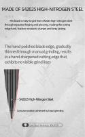 China S42025 High Nitrogen Stainless Steel Gyuto Knife Hand-Forged Japanese Style Chef’s Knife for sale