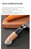 China S42025 High Nitrogen Stainless Steel Gyuto Knife Hand-Forged Japanese Style Chef’s Knife for sale