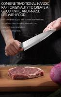 China S42025 High Nitrogen Stainless Steel Gyuto Knife Hand-Forged Japanese Style Chef’s Knife for sale