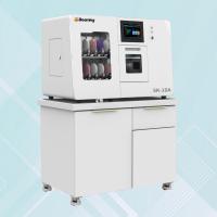 China SK-10A White Dental Lab Technician Equipment 10 Disc Capacity Robotic Loading Milling Machine Dental Laboratory for sale
