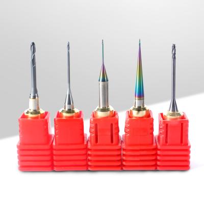 China Dry Milling Dental Milling Burs DLC CAD CAM Axis Burs For Dentistry for sale