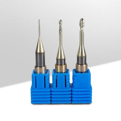 China Machining Dental Lab Carbide Burs Chip Locking Flute Zirconia Milling Burs for sale