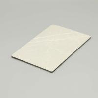China UV Resistant Easy Maintenance Waterproof Jazz White Marble Aluminum Composite Panel 4MM 1.22*2.44m for sale