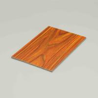 China Scratch resistant deep rosewood Aluminum Composite Panel costomerized sizes with sing or double side l for sale
