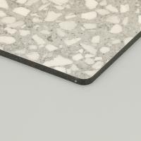 China 4mm Grey PVDF Coated Marble ACP Sheet - A2 Fire Rated Aluminum Composite Panel for sale