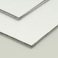 China LDPE White PE Aluminum Composite Panel 2440 X 1220 Anti Scratch Acp Sheet Indoor Outdoor Roofing Sheet for sale