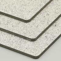 China Durable PVDF Marble Aluminum Composite Panels For Wall  Cladding Exterior Decoration Scratch-resistant Rough Stone Texture 4MM 1.22*2.44m for sale