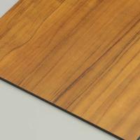 China Teak Aluminum Alloy Wood Finish Acp Sheets 0.3CM Aluminium Pvdf Coating for sale