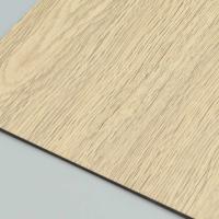 China 3mm PVDF Coated ACP Sheet - White Maple Wood Finish for Exterior Wall Cladding for sale