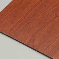China Scratch-resistant Noble Cherry Wood grain Aluminum Composite Panel wooden acp sheet 4MM 1.22*2.44m for sale