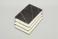 China Reflective Black Marble Acp Sheets Cladding Granite Aluminum Composite Panel Decoration Wall  Panels 0.03mm To 0.6mm Marble Design for sale