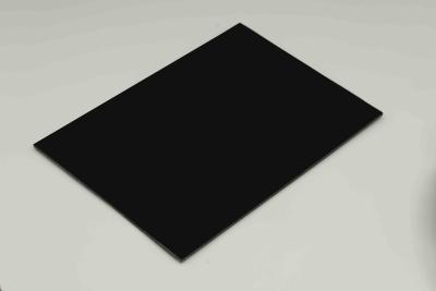 China 4 X 8ft  Black Anti Scratch Aluminum Composite Sheets Wall Cladding Acp Panel For Exhibition Acm for sale