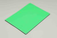 China SGS Apple Green Pvdf PE Aluminum Composite Panel Anti Scratch  3mm Acp Sheet Interior 4 X 8ft for sale
