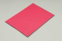 China Rose Red Antibacterial 2.0mm Thickness Aluminum 3D Panel Customizable  PE Aluminum Composite Panel Interior Wall Paneling 244cm for sale