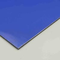 China Dark Blue Exterior Pvdf Anti Scratch Acp Cladding Acp Sheet 3mm Aluminum Composite Panel  Price For Banks Hotels for sale