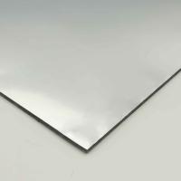 China Gray Mirror Finish UV Resistance Fire Rating B1/A1 Aluminum Composite Panel ACP Sheet 48 X 96 Inch for sale