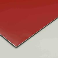 China Wine Red Antibacterial PE Aluminum Composite Panel Interior Wall Paneling 122cm*244cm for sale