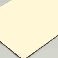 China Milky PE Aluminum Composite Panel 2mm - 6mm Thick Decoration Acp Wall Cladding for sale