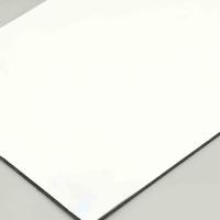 China Uvproof White Durable PVDF Aluminum Composite Panel With Fluorocarbon Cladding Fire Retardant Acp Sheet for sale