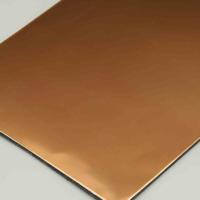 China Aluminum Composite Panels for Wall Cladding - PE Coated Champagne Mirror Finish for sale