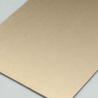 China High-Performance Silver Brushed FR ACP | Fire-Retardant Aluminum Composite Panel for Luxury Signage & Facades for sale