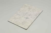 China 3mm/4mm White Granite Rock Marble ACP | Anti-scratch Aluminum Composite Panel With Easy Installation For Bank & Wall Cladding for sale