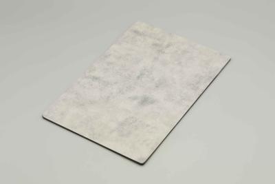 China 3mm/4mm White Granite Rock Marble ACP | Anti-scratch Aluminum Composite Panel With Easy Installation For Bank & Wall Cladding for sale