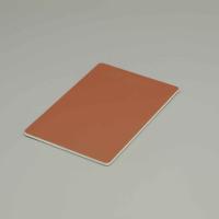 China ACP Fireproof Brushed Aluminum Composite Panel 3-7mm Brown For Exterior Wall for sale