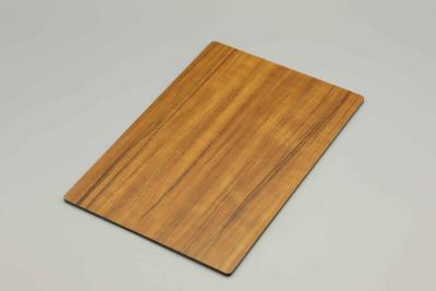 China Scratch-resistant Fireproof White Pine Tree wood grain Aluminum Composite Panel 4MM 122*244cm PVDF for sale