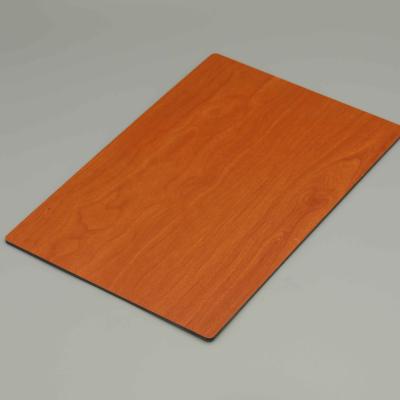 China 4mm Anti Scratch Pvdf Coated Wood Finish Aluminum Composite Price Panel With UV Radiation Protection Acm 1220X2440MM for sale