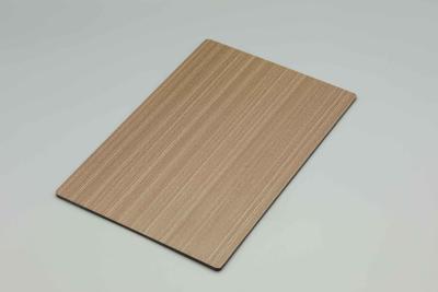 China PVDF Coat Grain Wooden Aluminum Composite Panel Acp Cladding For Houses Scratch Resistant122 X 244cm for sale