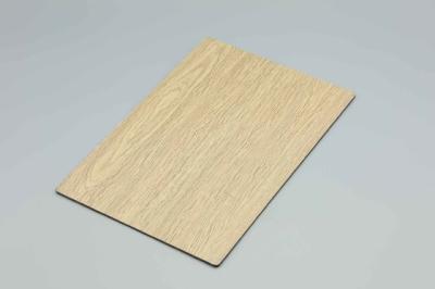 China 3mm PVDF Coated ACP Sheet - White Maple Wood Finish for Exterior Wall Cladding for sale