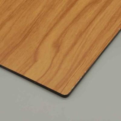 China 6mm Scratch Resistant Wooden Wood Effect ACM Aluminum Composite Panel Light Maple Acp Roofing  Sheet for sale