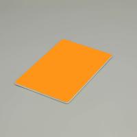 China Orange Fire resistant Rated Aluminum Composite Panel B1 A2 Grade ACP Fireproof External Wall Cladding for sale