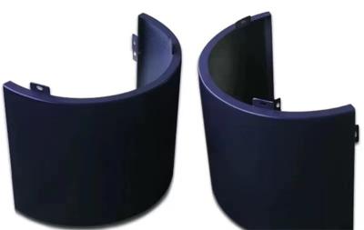 China Cover Hood For External Equipment Anti-mulitple Errosion Flower Designs Aluminium Facade Anodized Coated Anti Static Exterior Wall  Installation for sale