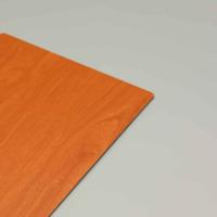 China 4mm Wooden Aluminum Composite Panel ACP Sheet with 2440mm Length Sound Insulation and Fireproof Grade B1 A2 for sale